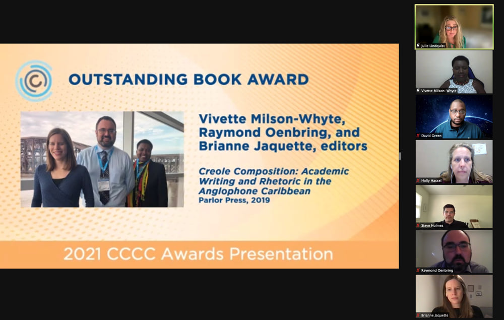 CCCC Outstanding Book Award for Creole Composition – Parlor Press