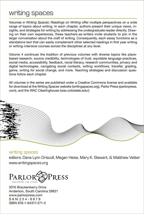 Writing Spaces: Readings on Writing Volume 4